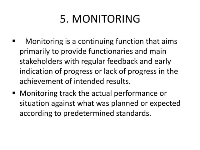 Project Monitoring and Evaluation (M and E Plan) Notes | PPTX