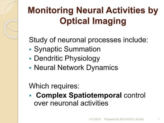 Shedding Light on Optogenetics | PPT