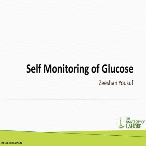 Monitoring of Glucose.pptx............... | PPTX