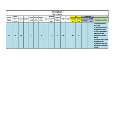 Monitoring Summary 18 8 2022 Pdf