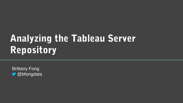 Monitor tableau server for reference | PPT Monitor tableau server for reference | PPT