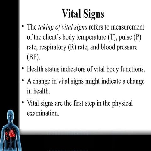 Monitoring Vital Sign & its Presentation | PPT
