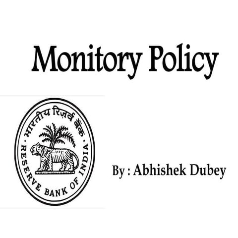 Monitory policy | PPTX