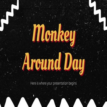 Monkey around day by slidesgo | PPTX