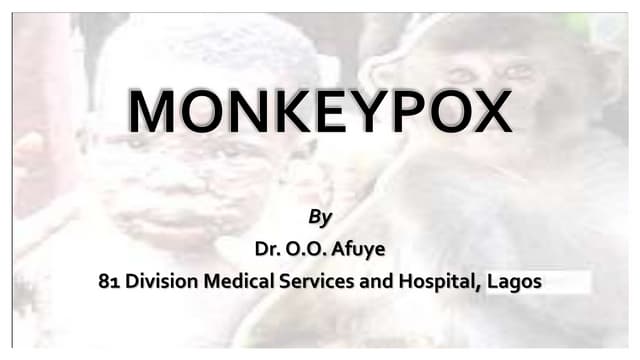 MonkeyPox | PPTX