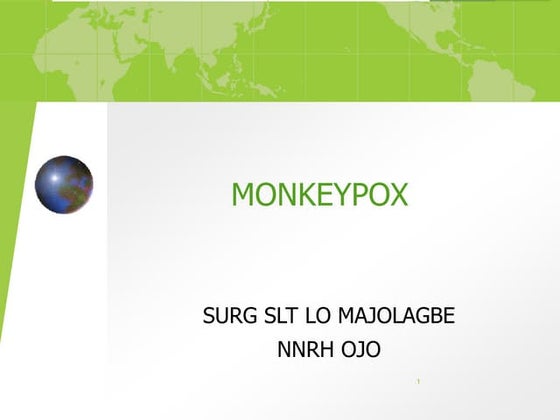 MPOX power point presentation for basic to advance.pptx | Infectious Diseases | Diseases and ...