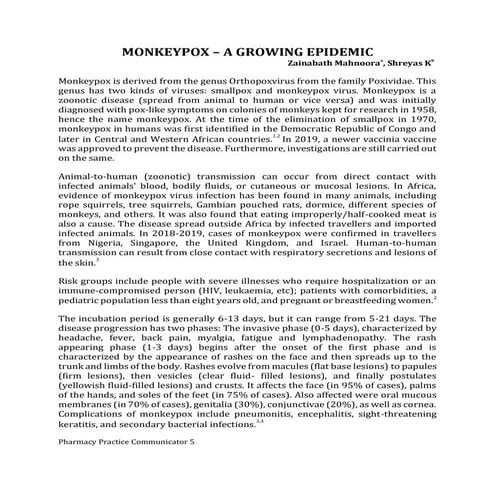Monkeypox Pdf