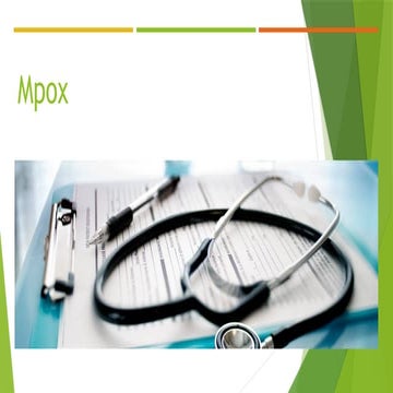 Monkey Pox, clinical manifestations, investigations and treatment. | PPTX