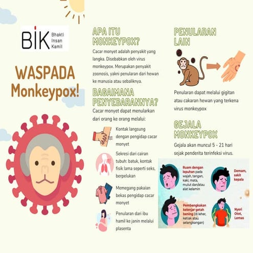 power point tentang penyakit monkey pox (cacar monyet) | PPTX