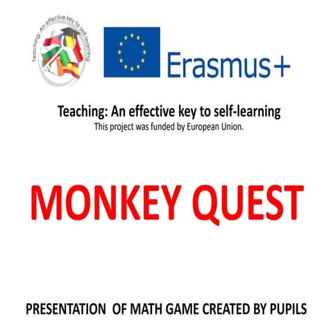 Monkey Quest game | PPTX