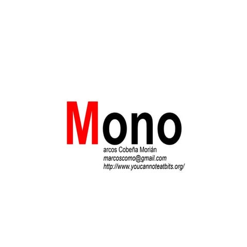 Mono | PPT