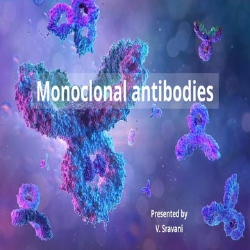 Monoclonal antibodies - the biotech products of the future | PPTX