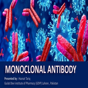 Monoclonal antibody production by hybridoma technology | PPTX