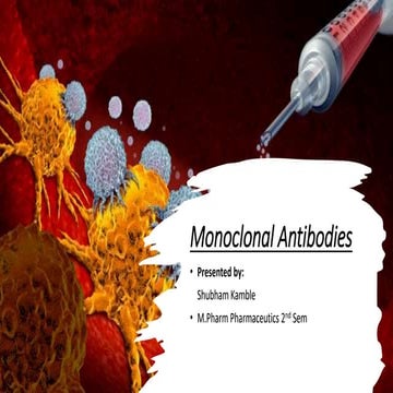 Monoclonal antibodies | PPTX