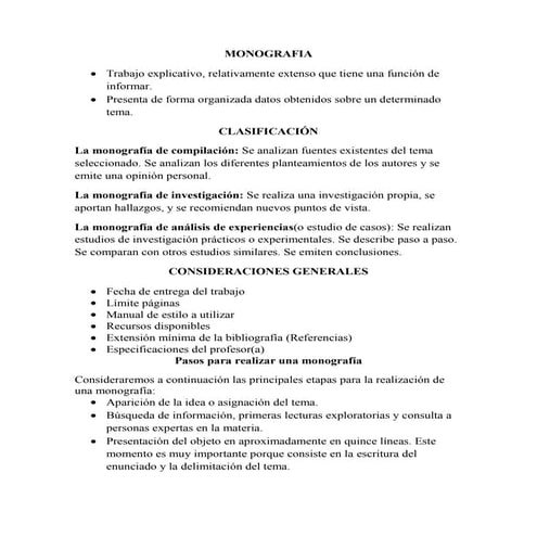 La Monografía | DOC