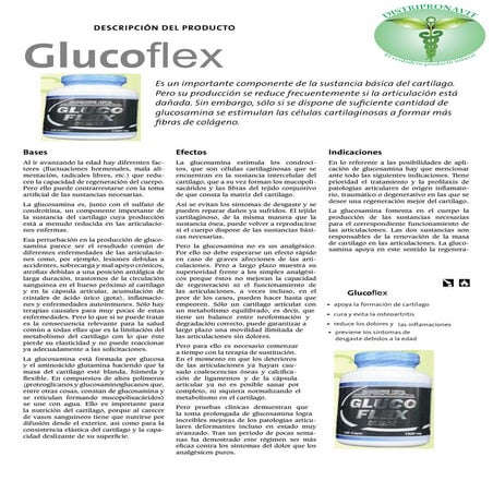 MONOGRÁFICO GLUCOFLEX | PDF