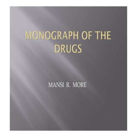 Monograph of ba drugs, cinnamomum and holarrhena | PDF