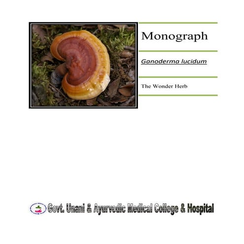 Monograph of Ganoderma lucidum | PDF