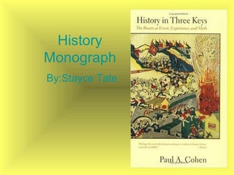 History in three keys | PPT