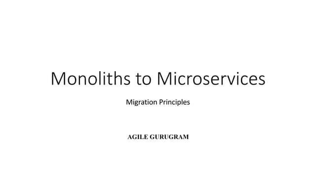 Monoliths To Microservices Architecture Patterns And Migration 4044
