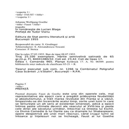 Monologul lui faust | PDF