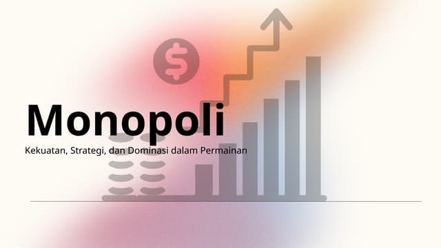 Pasar monopoli | PPTX