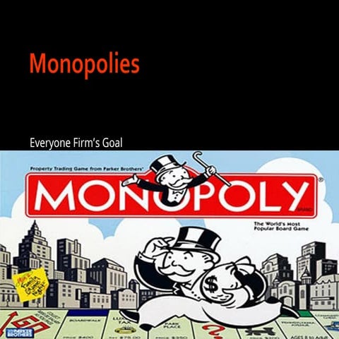Monopolies and how to play a game of monopoly in your class. | PPT