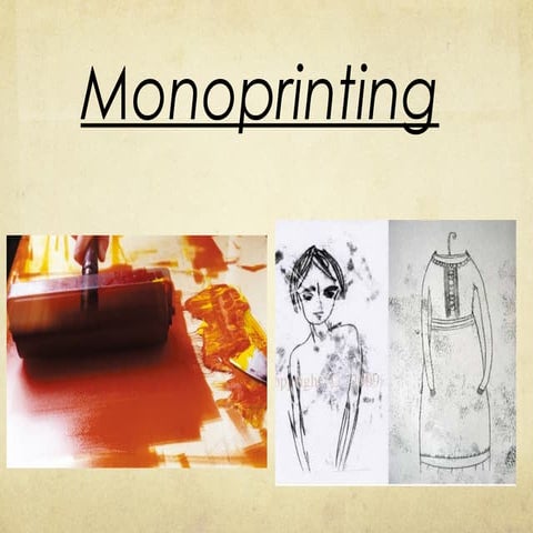 Monoprinting | PPT
