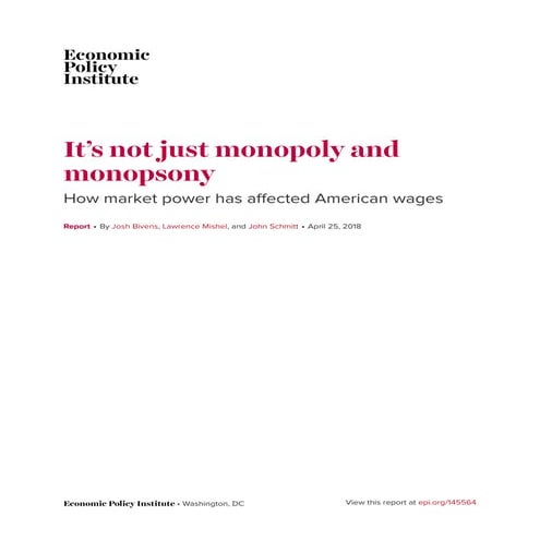 Monopsony | PDF