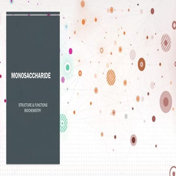 Structure & function of monosaccharide. . | PPT