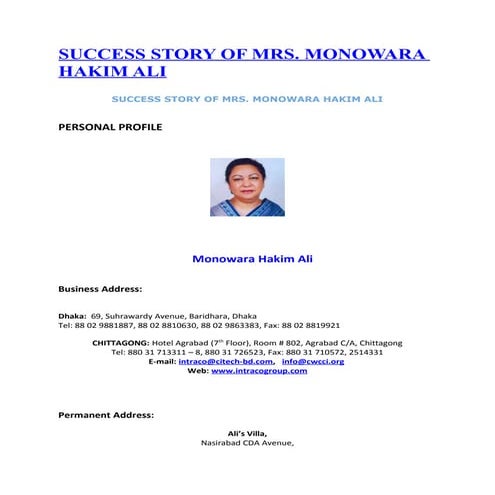 Monowara hakim ali | DOC