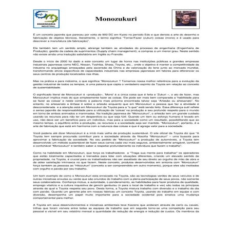 Monozukuri | PDF