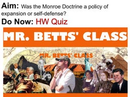 PPT - Monroe Doctrine - IIA2 | PPT