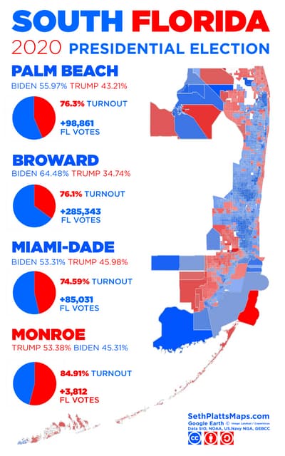 2020 Presidential Election Results Map of Florida's Treasure Coast | PDF