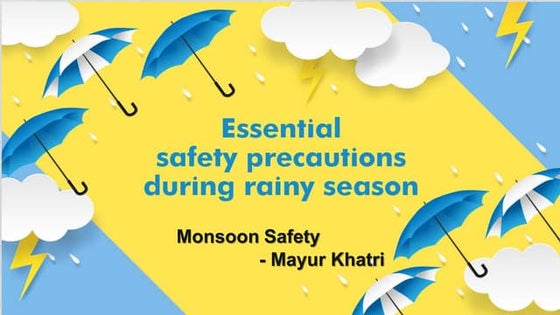 Monsoon Safety.pptx | Weather | Science