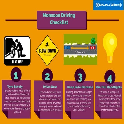 Monsoon Driving Tips | PDF