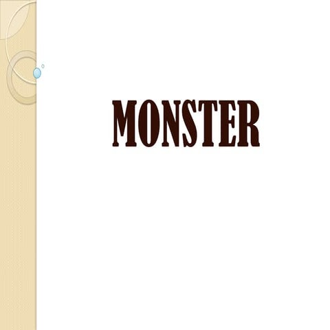 Monster | PPTX
