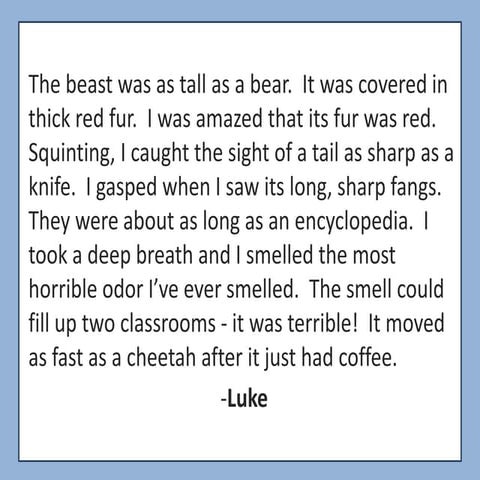 Monster Descriptions | PPTX