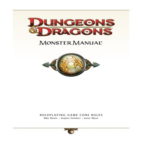 Monster Manual | PDF