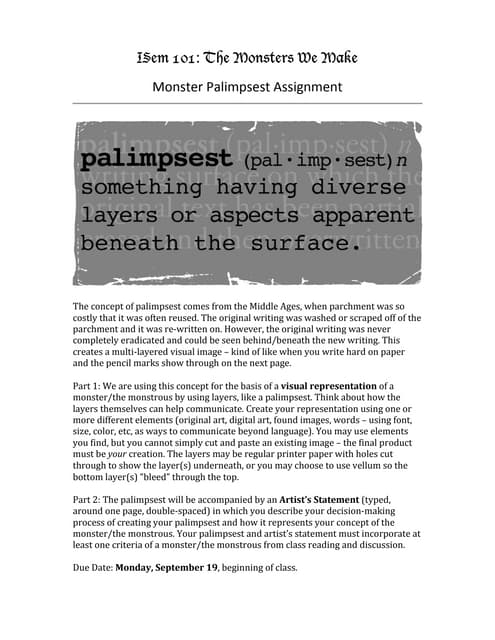 Palimpsest | PPT
