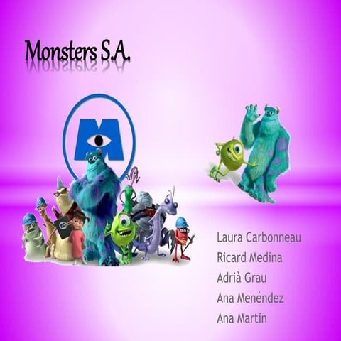 Monsters INC | PPTX
