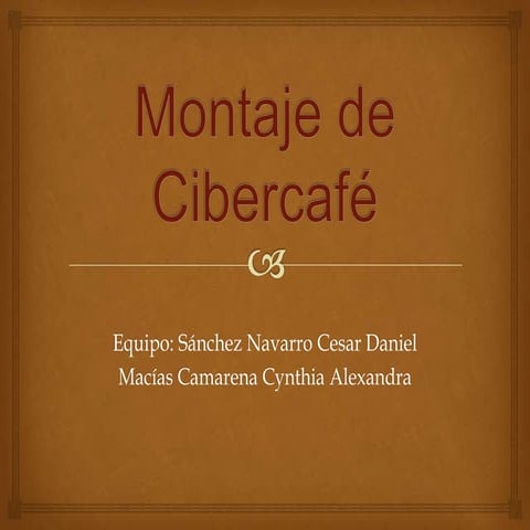 Entrevista a un ciber café | PPT