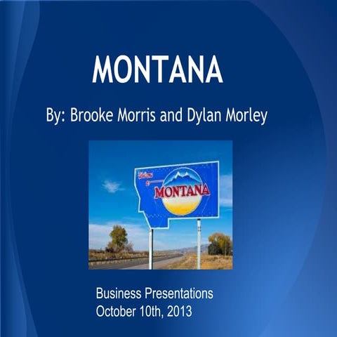 Montana | PPTX