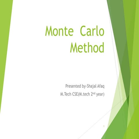 The Monte Carlo method! A computational technique.pptx