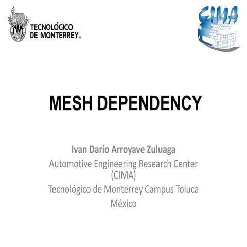 Mesh Dependency Monterrey Institute Ppt
