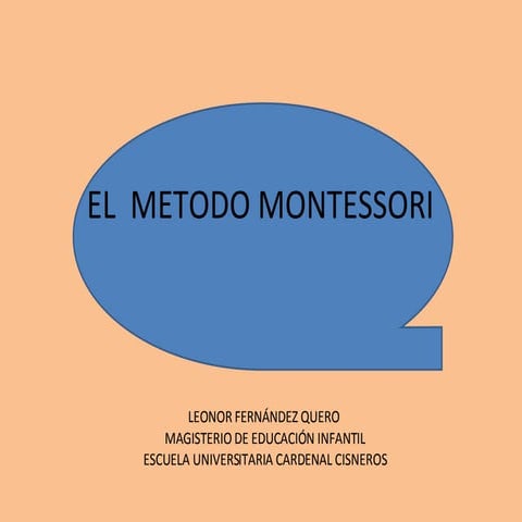 MARIA MONTESSORI | PPT
