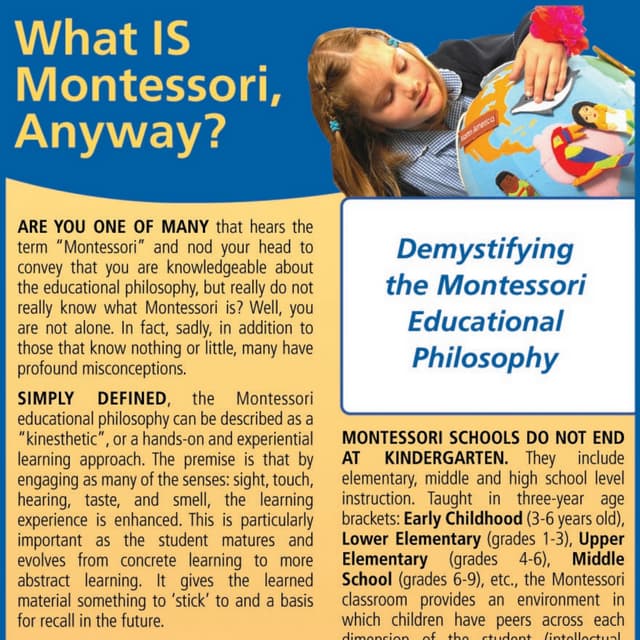 Montessori101 | PDF | Primary Education | Education