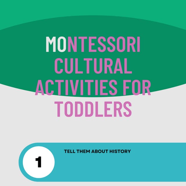 Montessori Cultural Activities For Toddlers.pdf