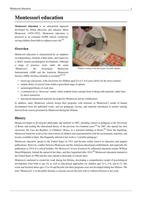 Maria montessori | PPT