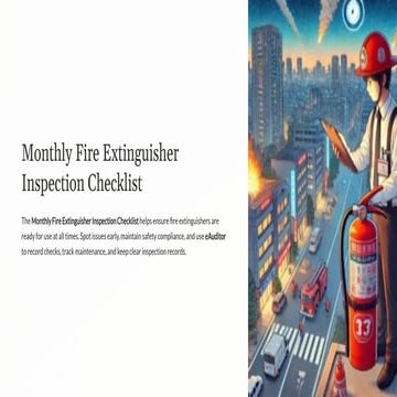 ISO 223012019 Checklist with eAuditor Audits and inspections | PDF